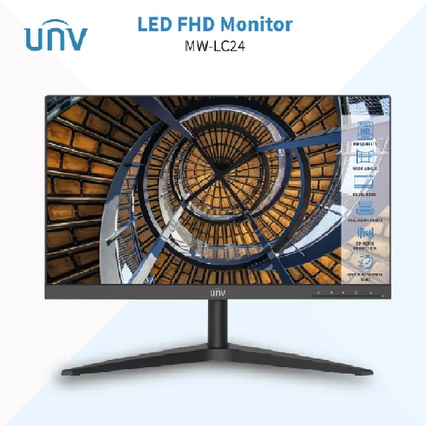 UNIVIEW 24" Borderless Monitor - MW-LC24